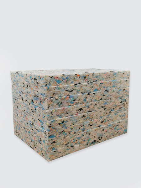 Yoga Studio 1'' Inch Chip Foam Half Yoga Block (8 Pack) –Yoga Studio Store