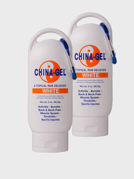 China Gel - White - 2oz Tube Pack - Twin Pack –Yoga Studio Store